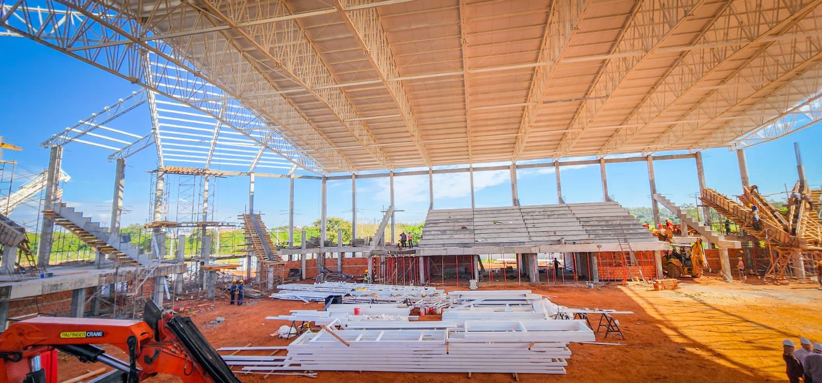 Avanza la construcción del COP Arena - El Paraguayo Independiente