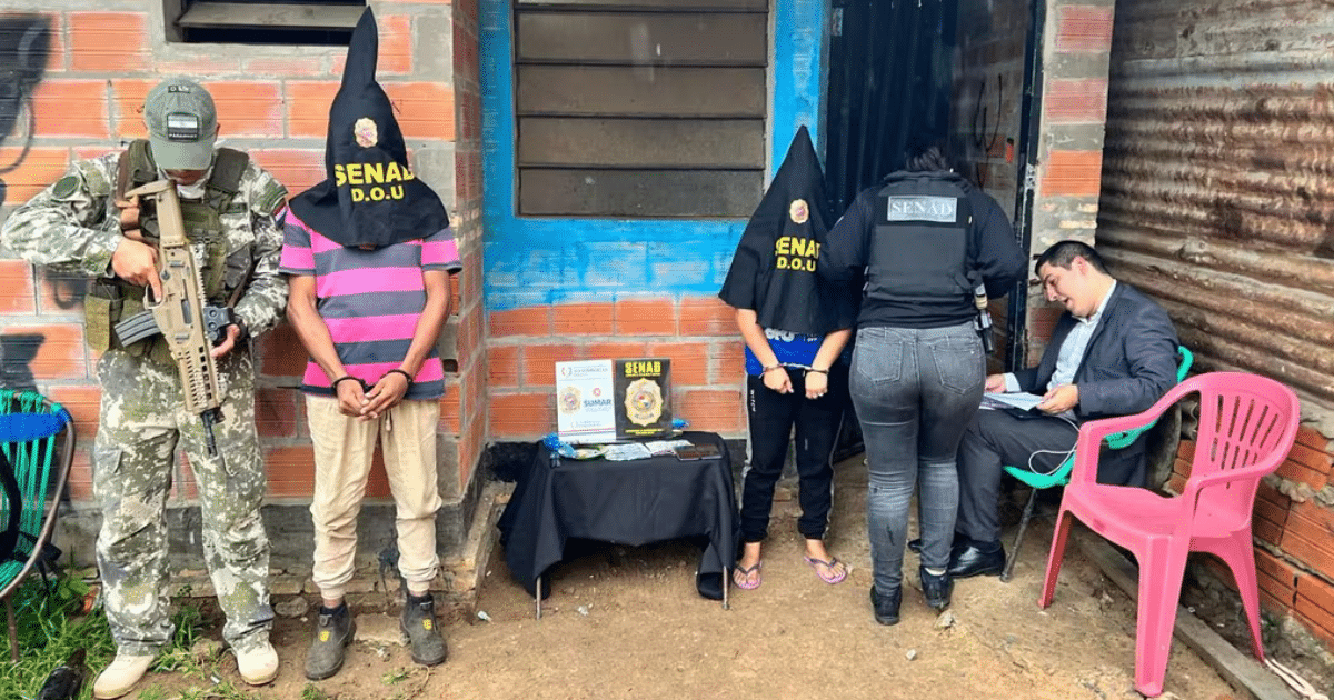 Pareja detenida por tráfico de chespi - El Paraguayo Independiente
